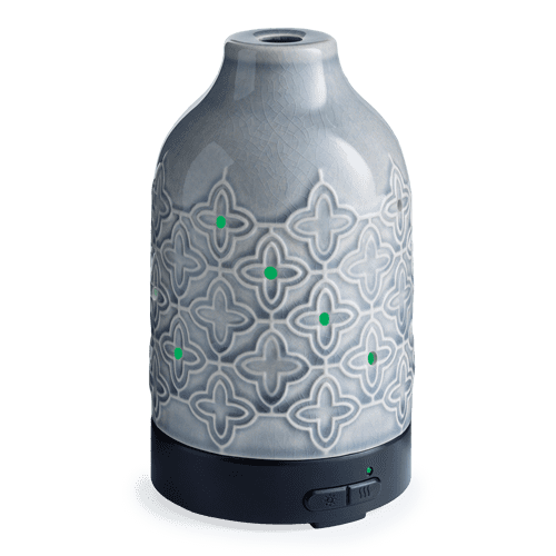 Airome 100 mL Ultrasonic Essential Oil Diffuser, Jasmine, Grey ceramic ...