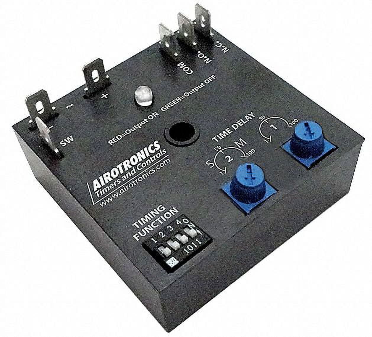 Airotronics Encapsulated Timing Relay,12VDC,10A MC7003601H - Walmart.com