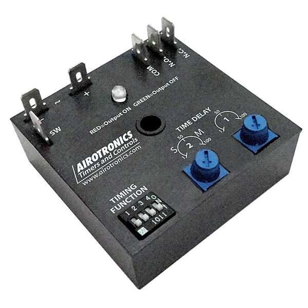 Multifunction Time Delay Relay, Square, 9 Functions 12V DC, SPDT ...