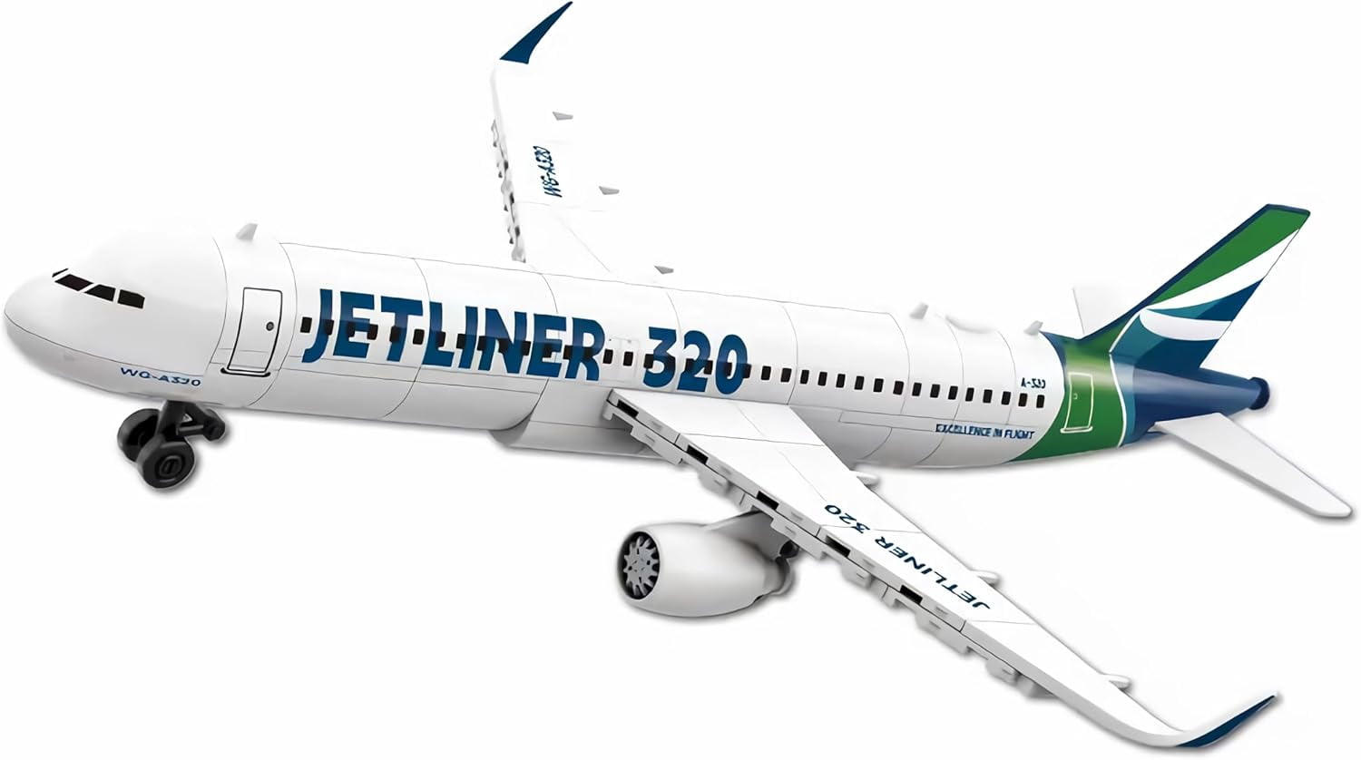 Airplane A320 Plane Building Toys Sets City Airplane Airliner Building ...