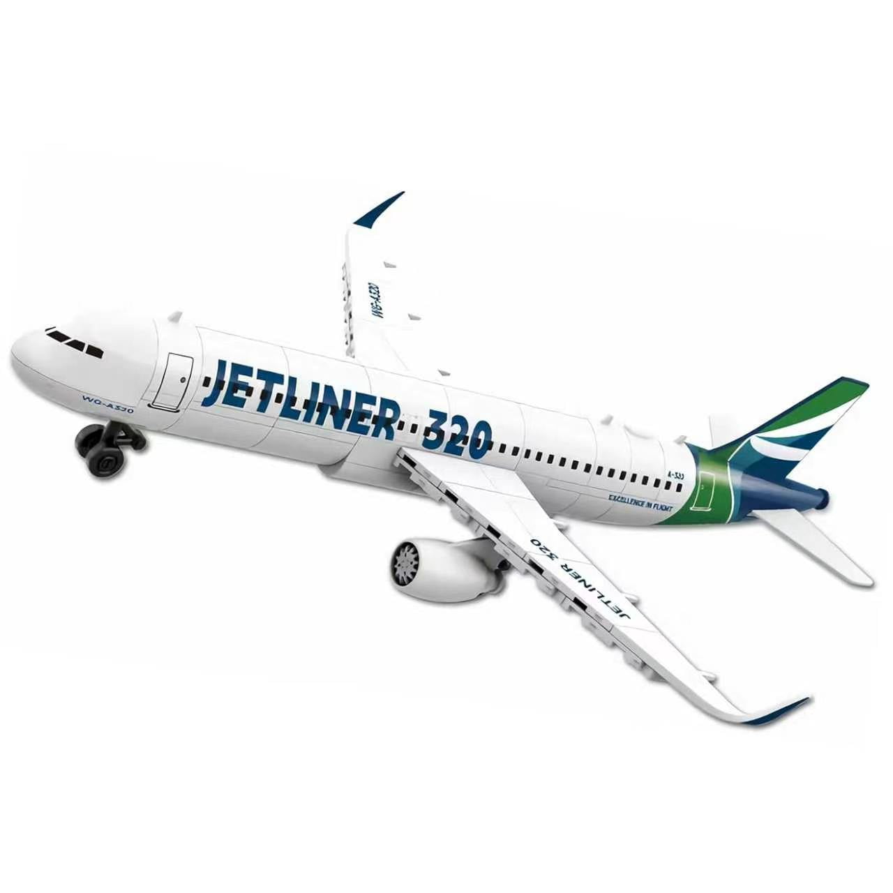 Aasimar Airplane A320 Plane Technic Building Toys Sets, 129pcs, 1:112 ...