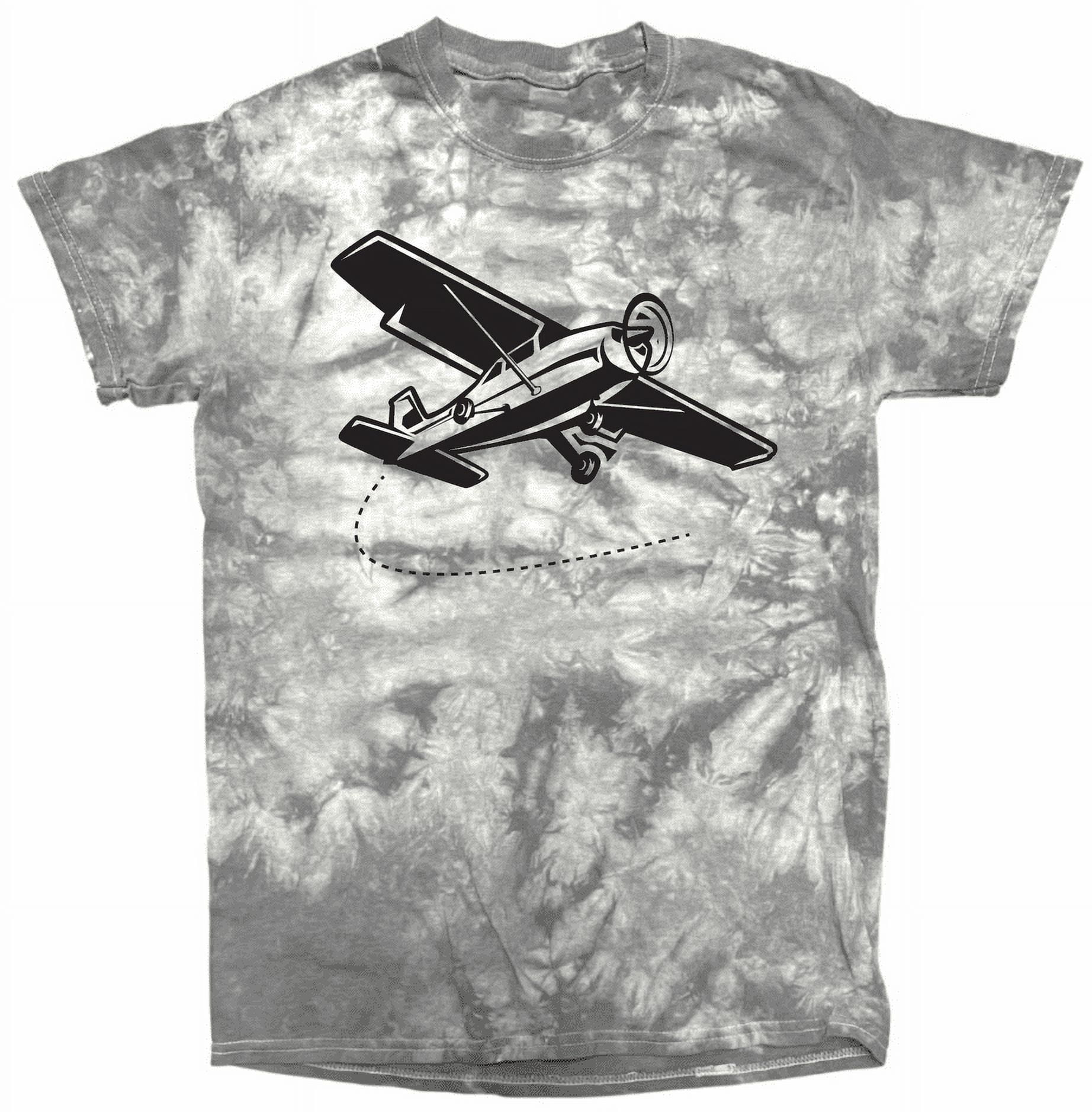 Airplane Aviation Gift Flying Pilot T-Shirt Tie Dye Tee - Walmart.com
