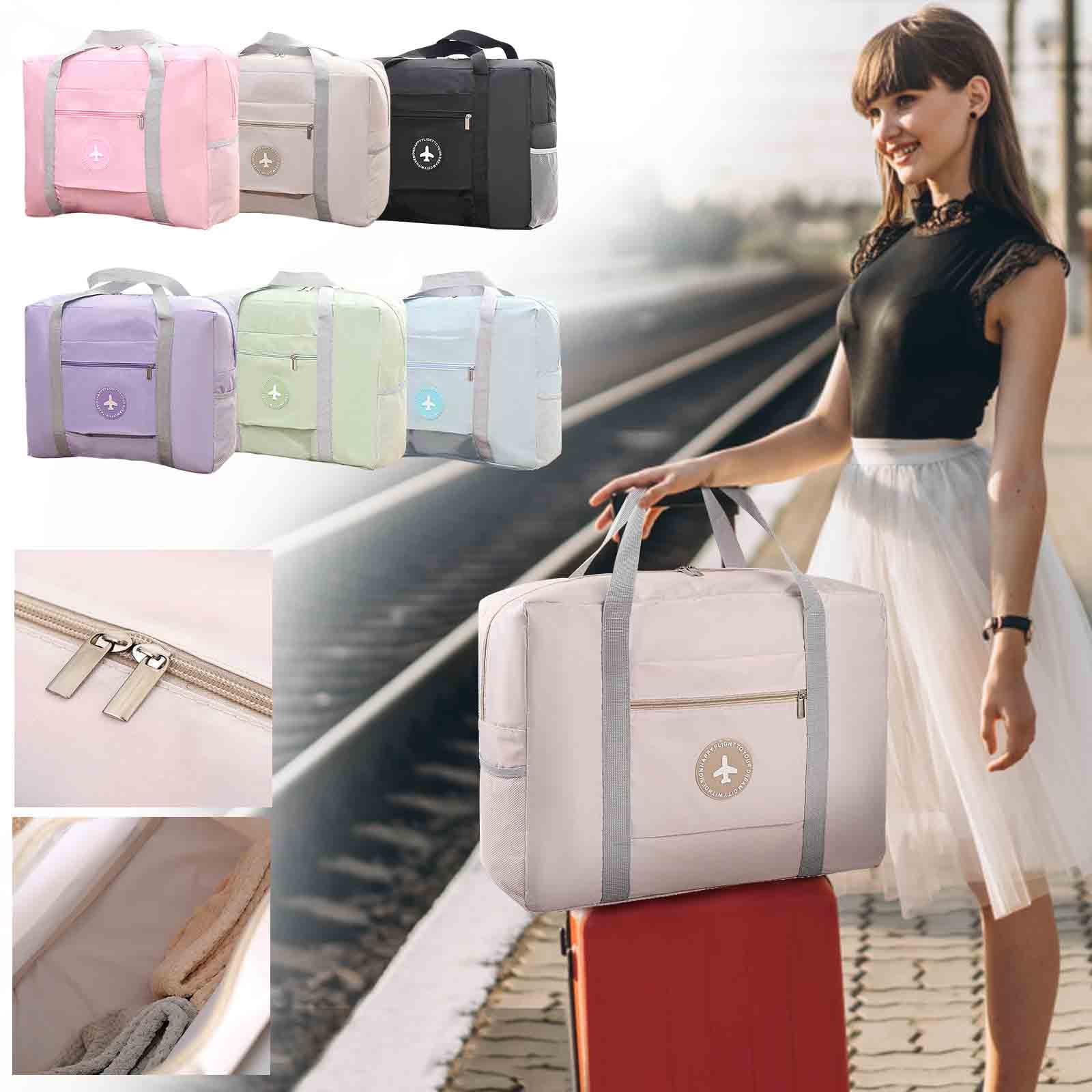 Polyester Travel Bag,Foldable Travel Bag Lightweight Luggage Organizer ...