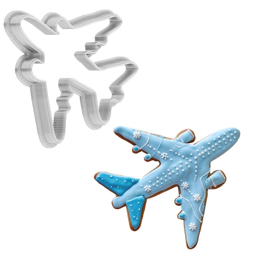 Airplane Cookie Cutter 4 Inch Made in USA by WONDERTORY - Walmart.com