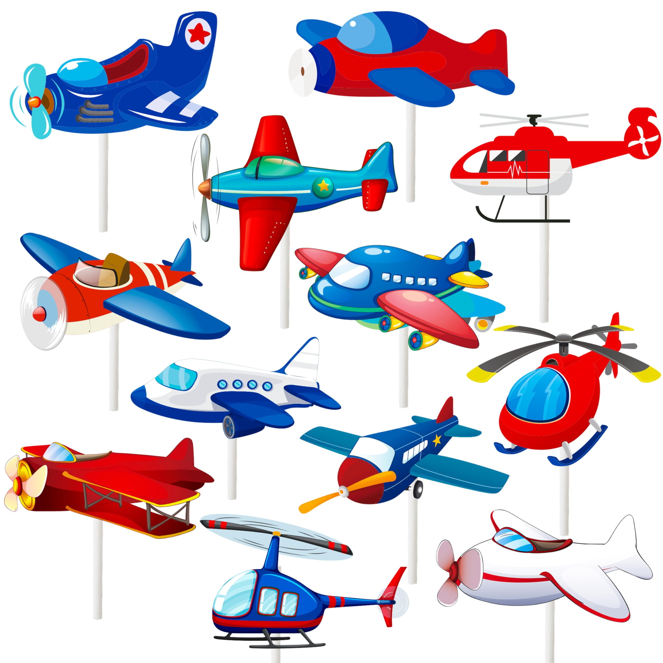 Airplane Cupcake Topper Plane Birthday Party Supplies, Airplane ...