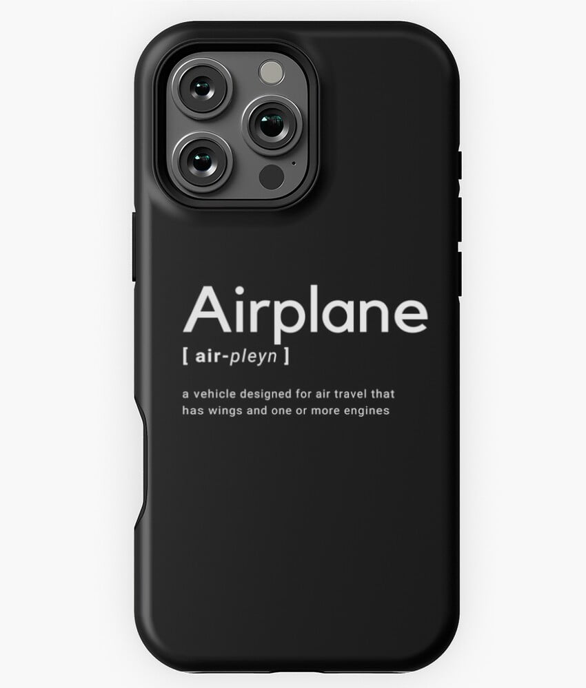 Airplane Dictionary Definition N1347 Phone Case for iPhone 17 16 15 14 ...