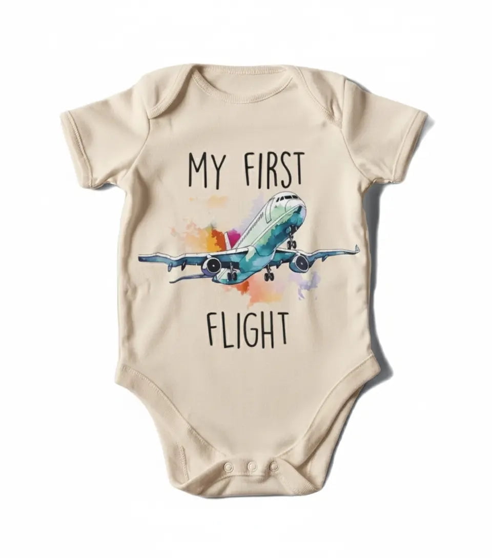 Airplane First Flight Newborn Baby Bodysuit - Walmart.com