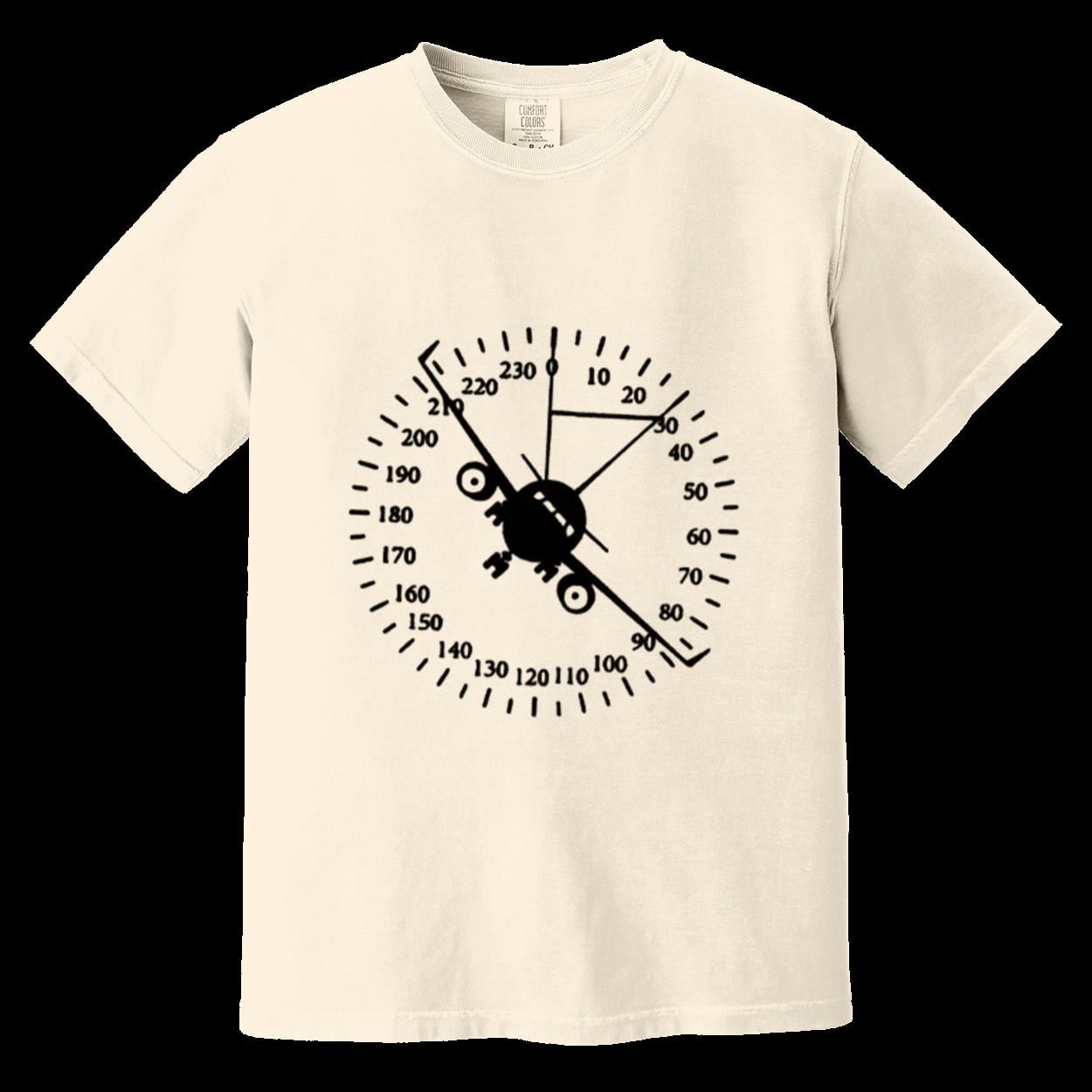 Airplane Flight Print Art Comfort Color T-Shirt, for men & women, up to size 4XL - Walmart.com