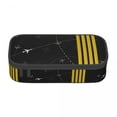 Airplane Flight Routes Captain Stripes Cute Pencil Case Large Capacity ...