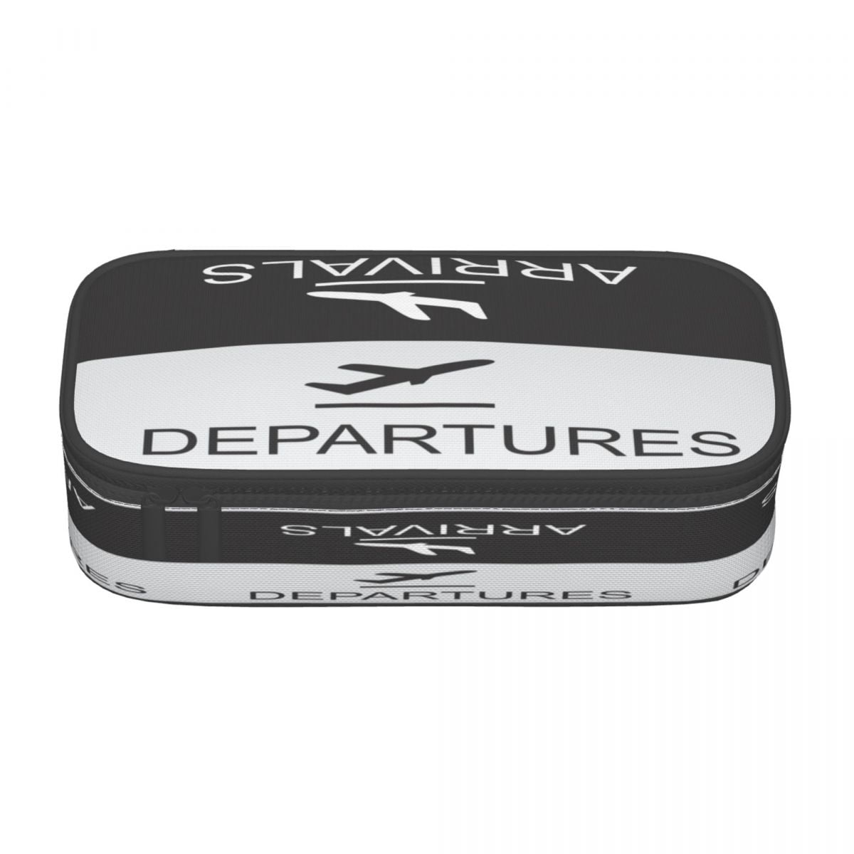 Airplane Flight Routes Captain Stripes Cute Pencil Case Large Capacity ...