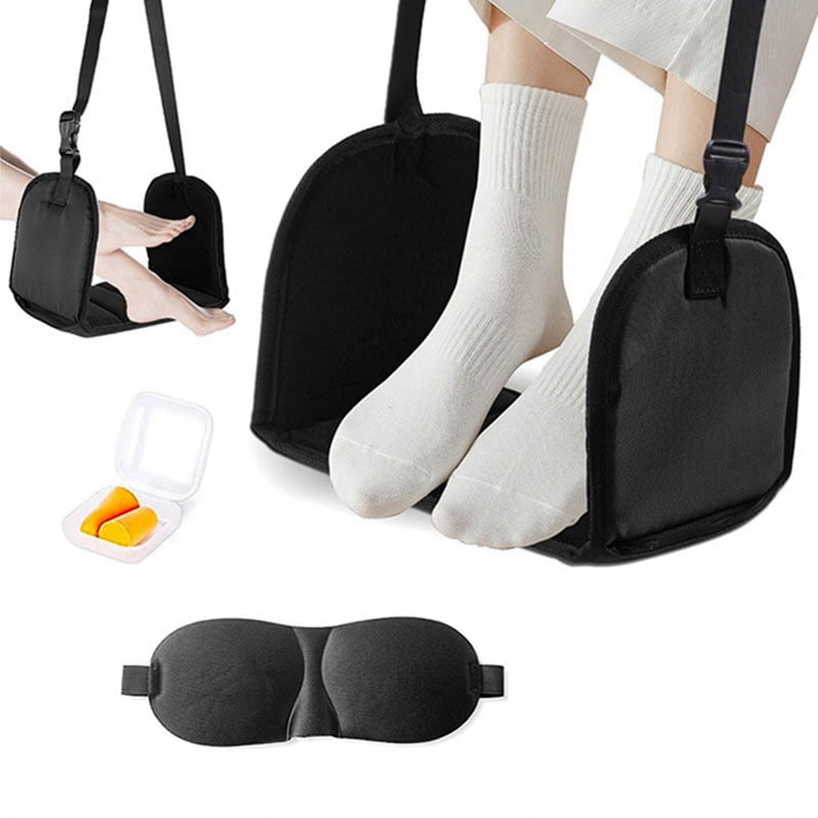 Airplane Foot Hammock, Rest for Under Desk At Work, Length Adjustable ...