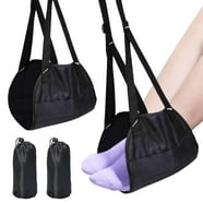 Basic Concepts Portable Airplane Foot Hammock, Adjustable Flight Foot ...