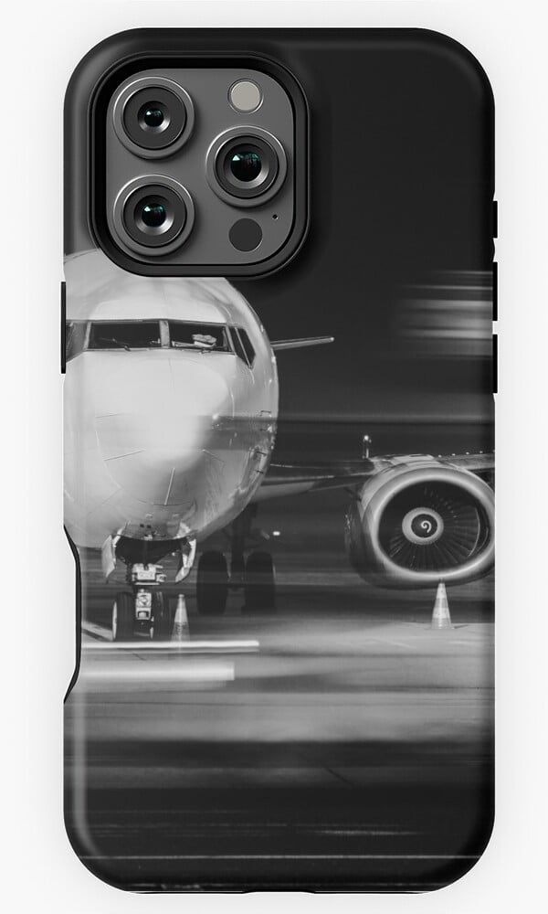 Airplane Front Close-Up Photo Phone Case for iPhone 16 15 14 13 12 11 ...