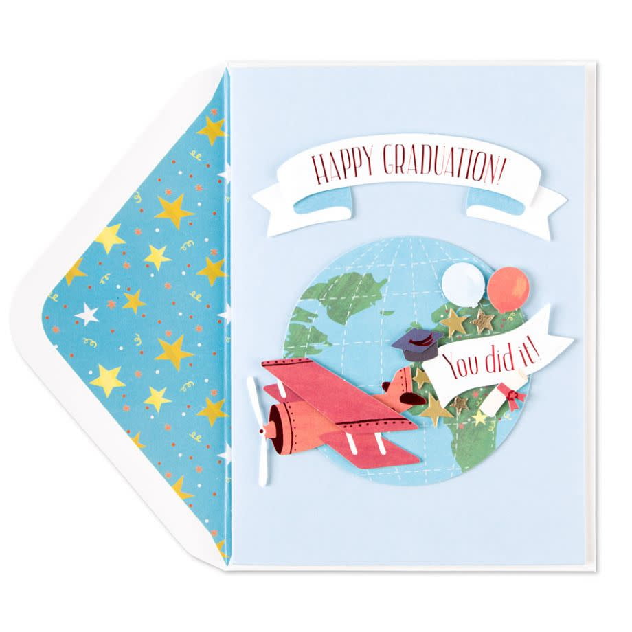 Airplane Graduation Card - Walmart.com