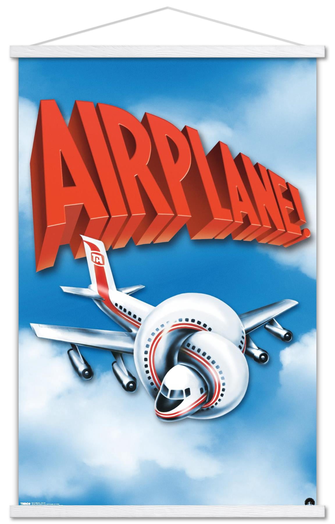 Airplane - Key Art Wall Poster with Wooden Magnetic Frame, 22.375" x 34 ...