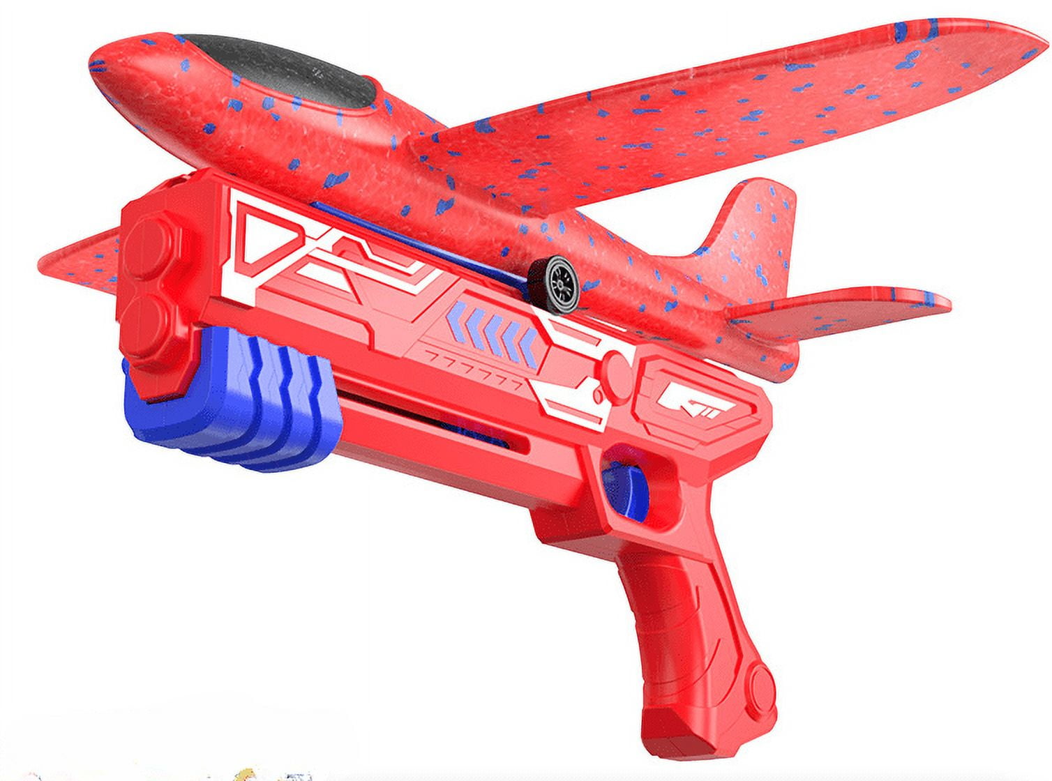 Airplane Launcher Toys, 2 Flight Modes LED Foam Glider Catapult Plane ...