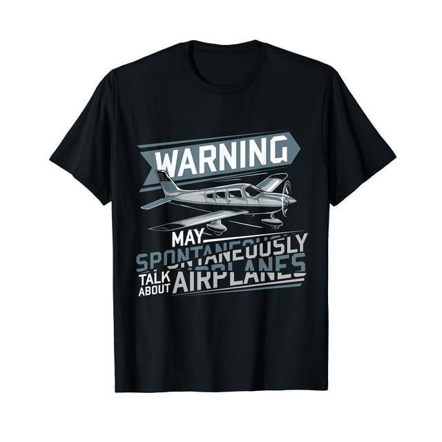 Airplane Lover Men Boys Kids Aviation Pilot T-Shirt - Walmart.com