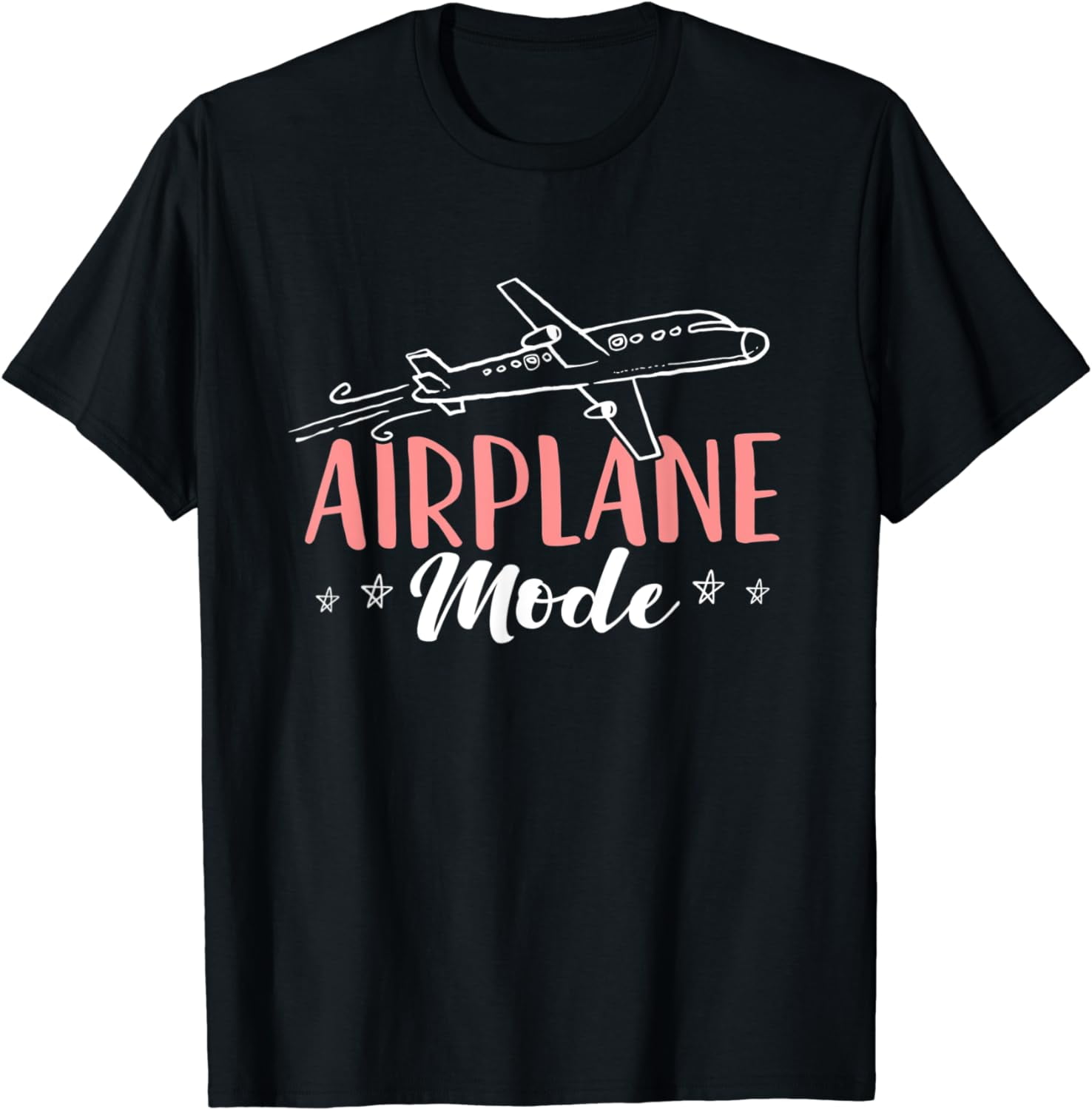 Airplane Mode Flight Attendant Funny Stewardess Men Women T-Shirt ...