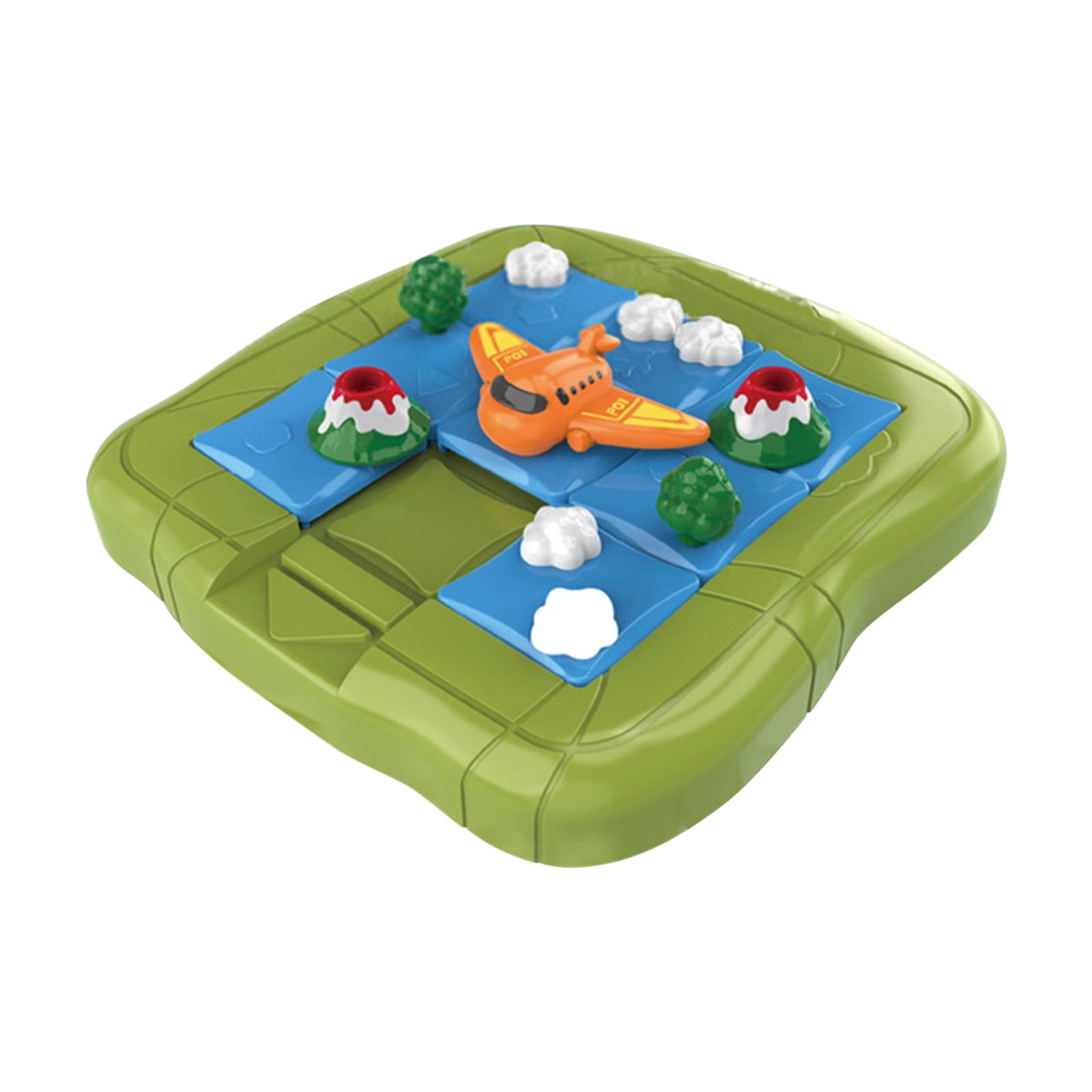 Airplane Moving Tangram Puzzle, Educational Board Game for Kids ...