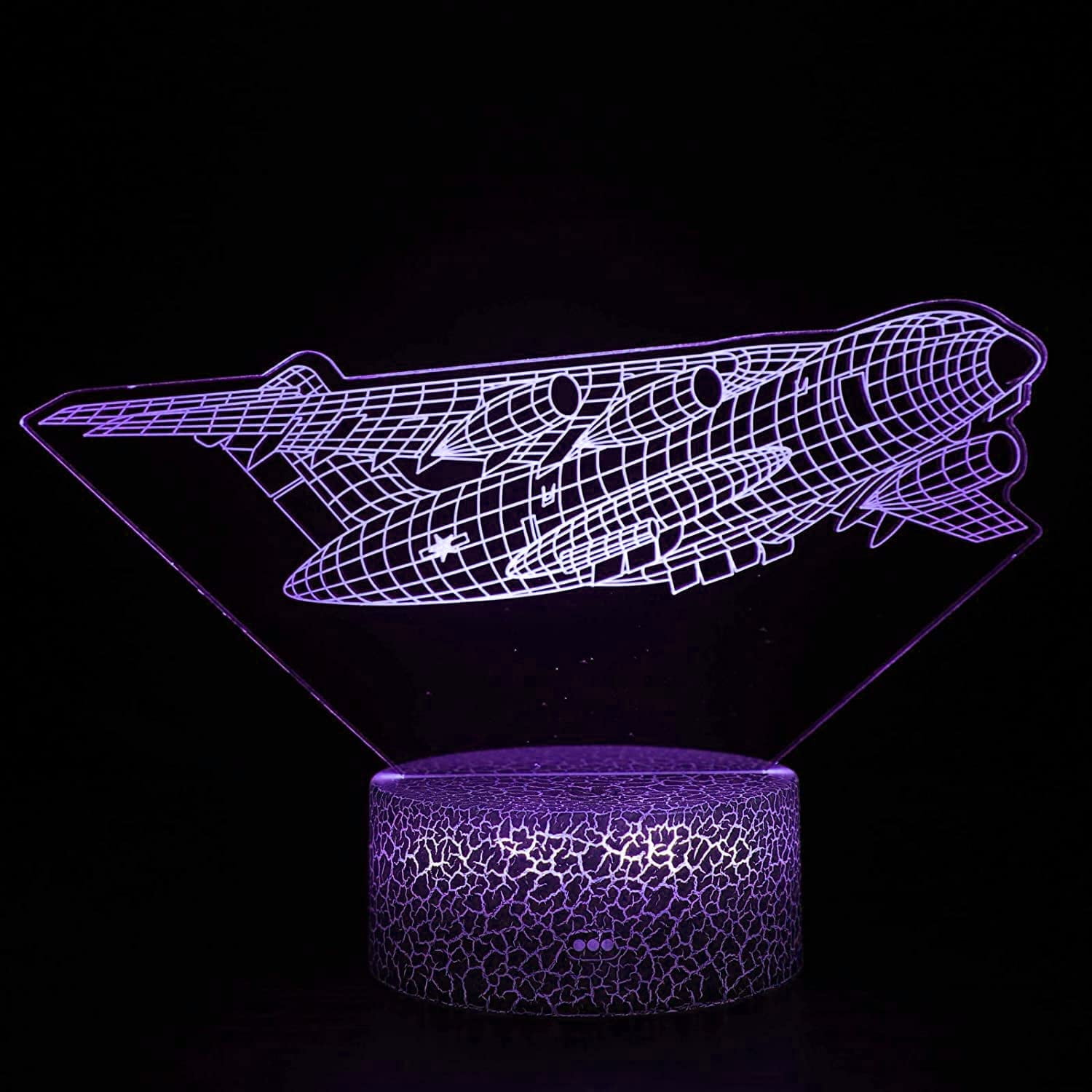 Airplane Night Light, Airplane Lamp for Kids, 3D Optical Illusion Lamp ...