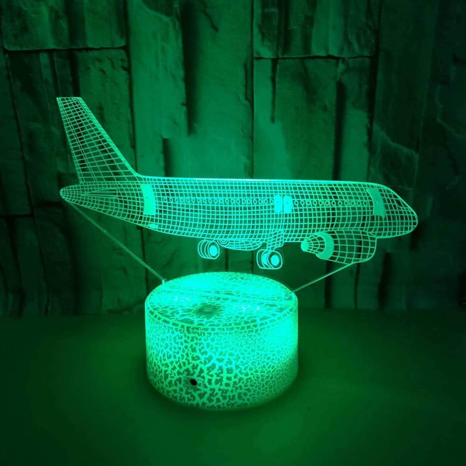 Airplane Night Light, Airplane Lamp for Kids, 3D Optical Illusion Lamp ...