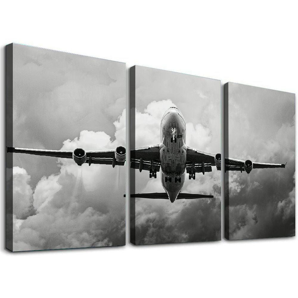 Airplane Pictures Wall Art Airplane Canvas Wall Art Airplane Printing M ...