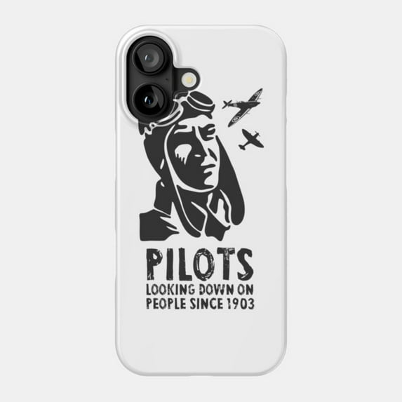 Airplane Pilot Shirts Looking Down Since 1903 Case for iPhone 11,12,13 ...