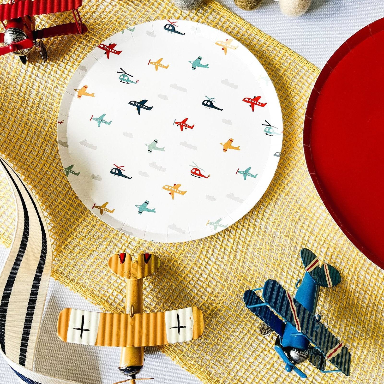Airplane Dessert Paper Plate (8pcs) - Walmart.com