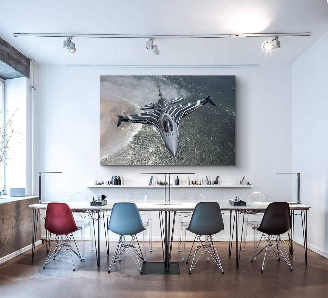 Airplane Poster F-16 Fighter Jet Wall Art Airplane Wall Decor Airplane ...