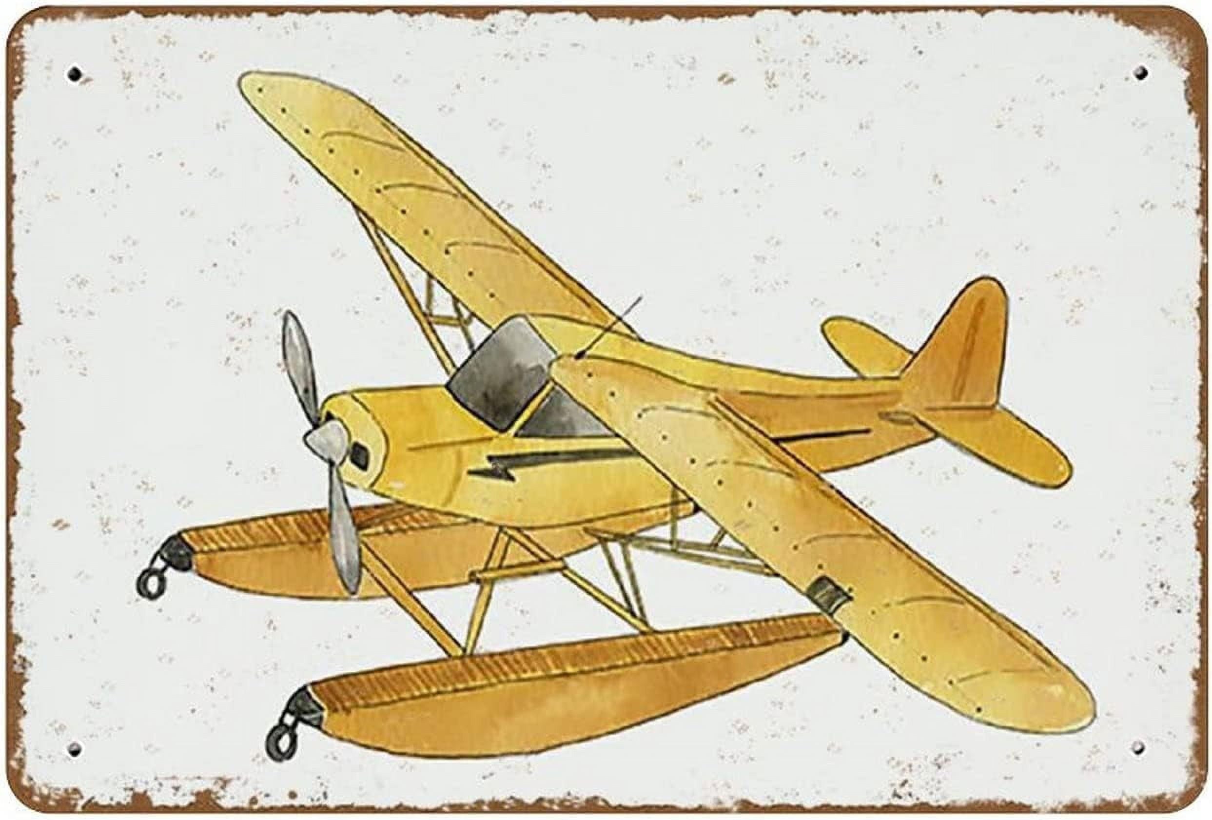 Airplane Prints Kids Room Aviation Plane Nursery Decor Watercolor ...