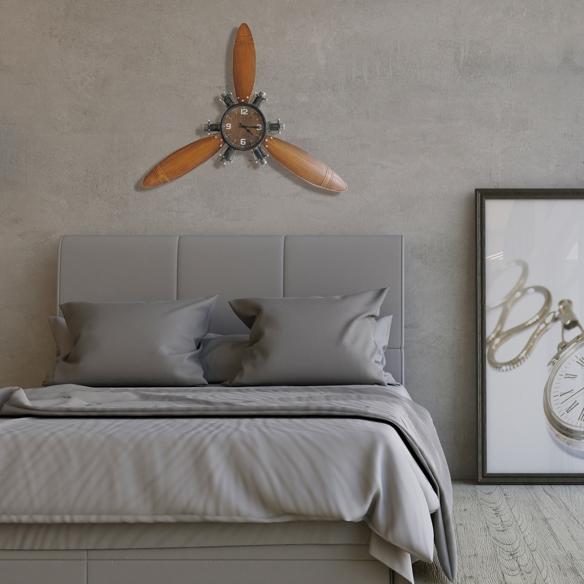 Airplane Propeller Wall Clock small by Peterson Housewares Artwares ...