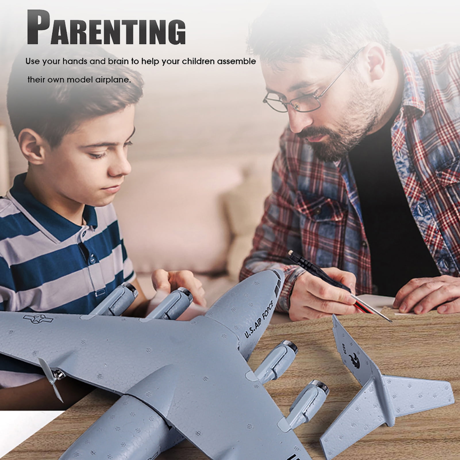 Airplane Remote Control Airplane 390mm Wingspan 2.4GHz 2CH EPP Remote ...