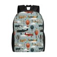 Airplane SceneBackpack with 15 Inch Laptop Compartment, Water-Resistant ...