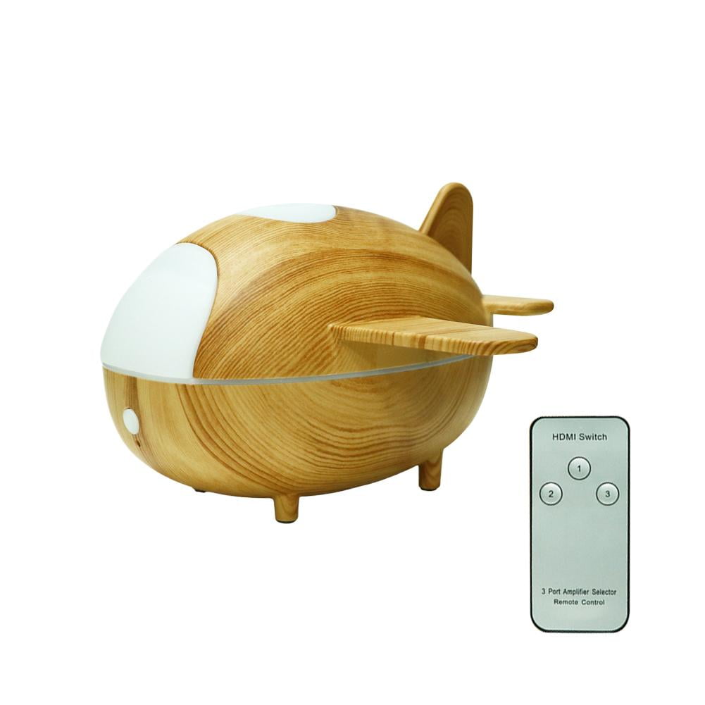 Airplane-Shaped Humidifier with LED Lights and Remote Control ...