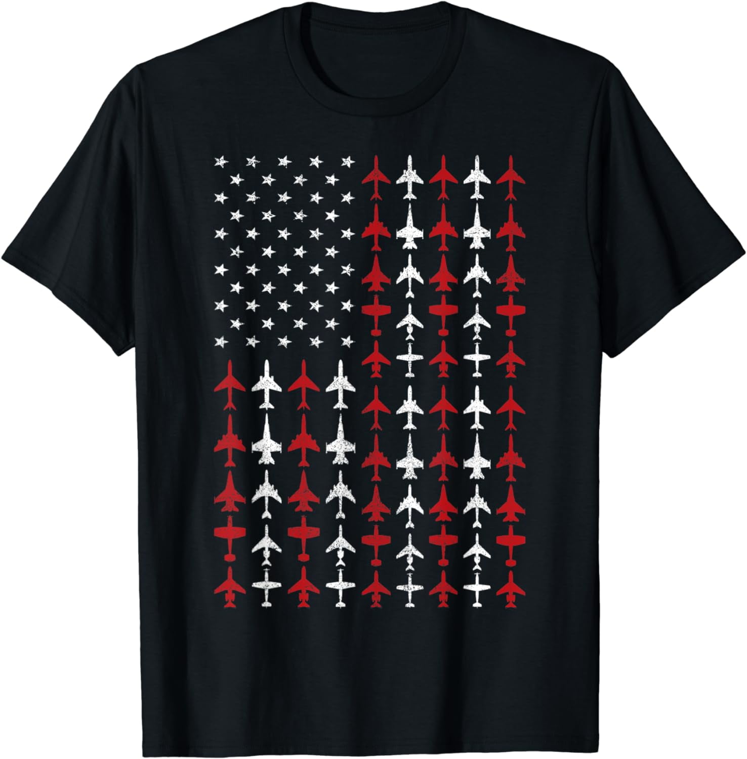 Airplane Shirts For Men, American Flag Plane Shirt, July 4th T-Shirt ...