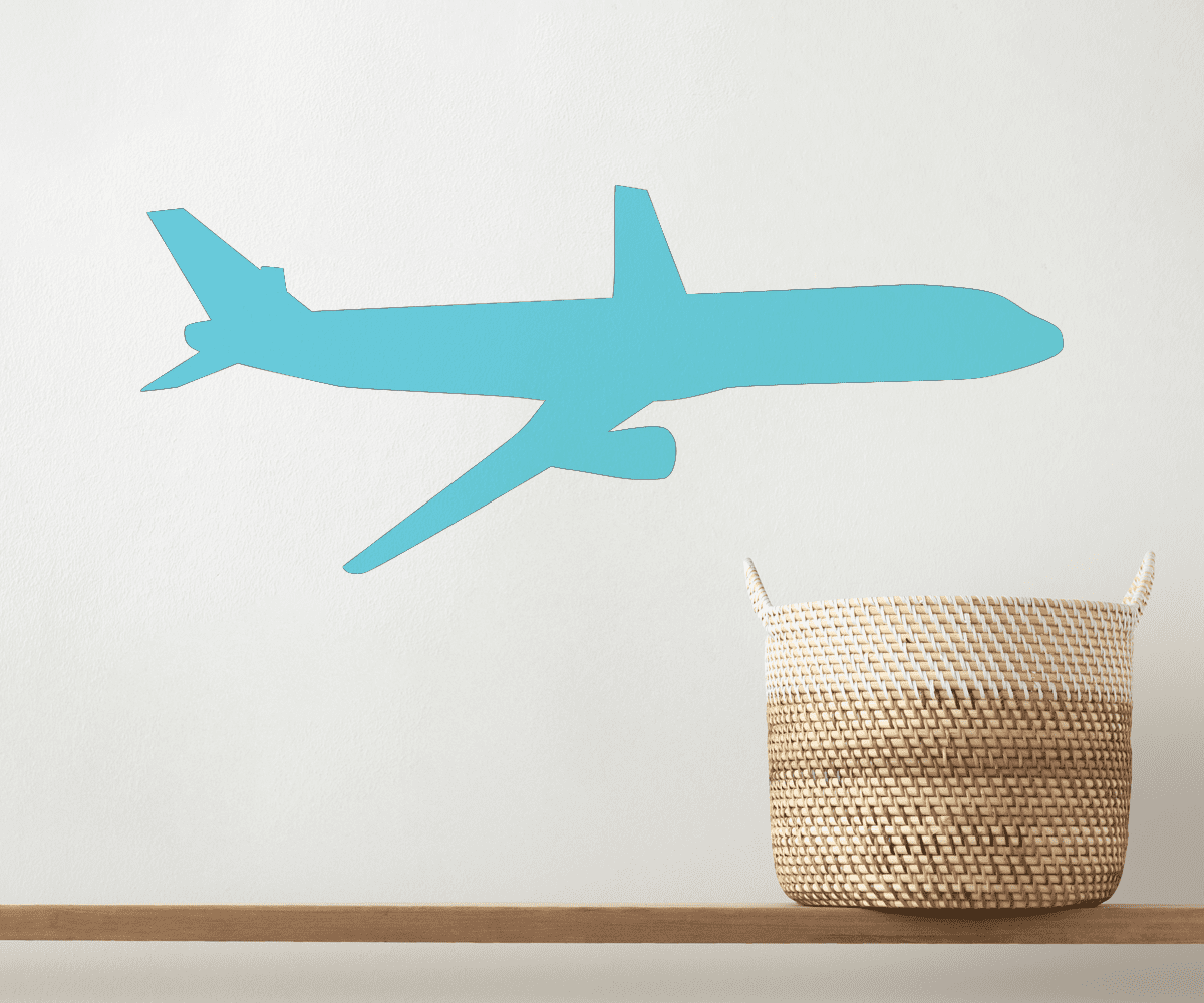 Airplane Stencil - Art and Wall Stencil (15"x45") - Walmart.com