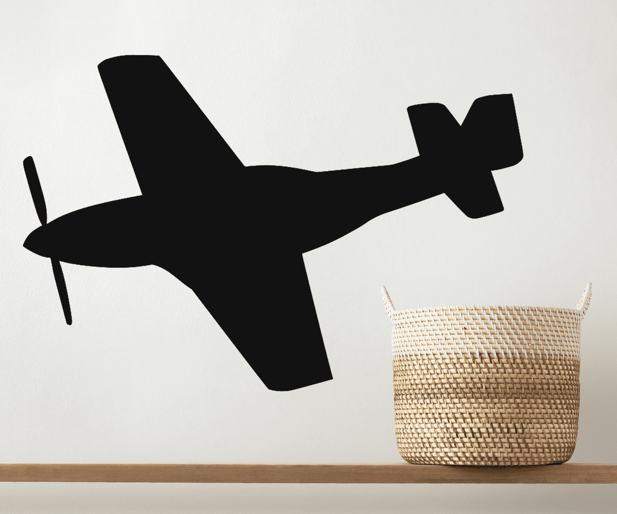 Airplane Stencil - Art and Wall Stencil (3"x6") - Walmart.com