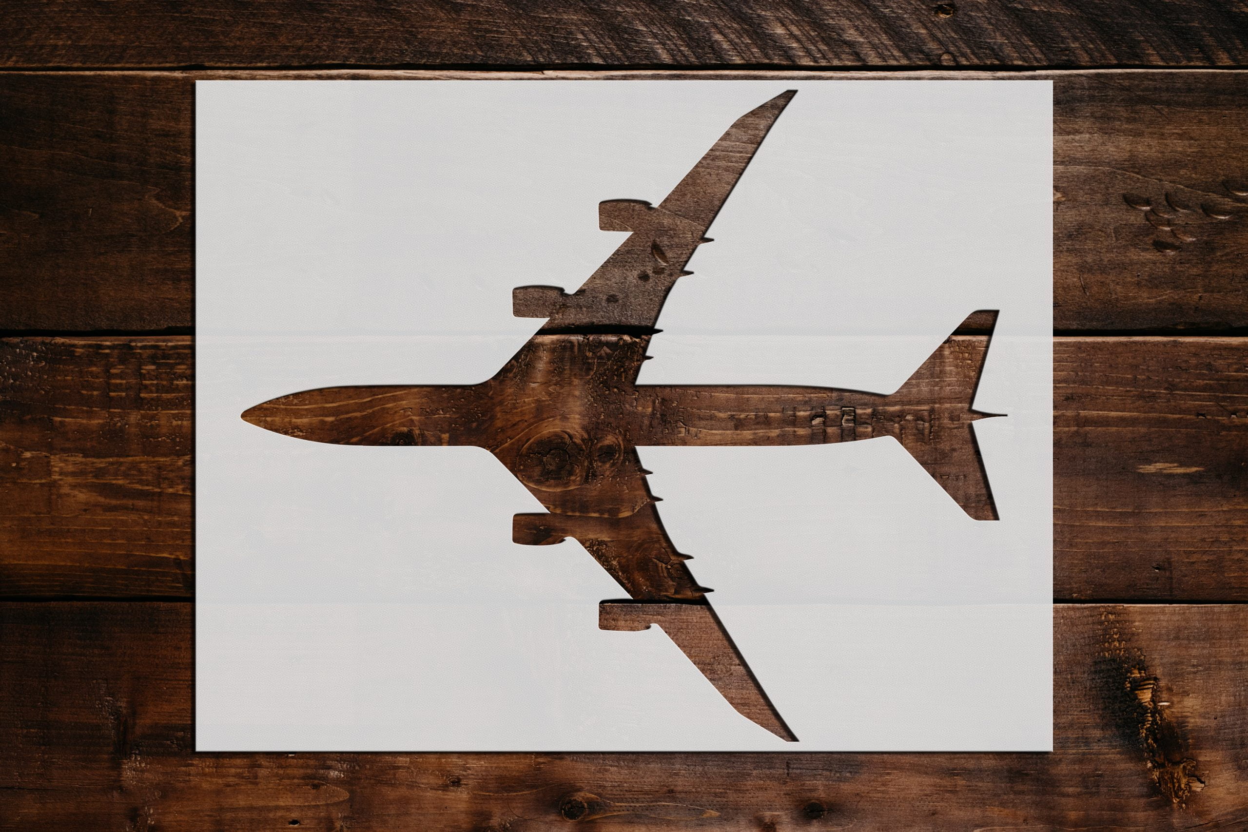 Airplane Stencil - Art and Wall Stencil (51"x90") - Walmart.com