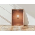 Airplane Sun Modern Orange Sky Ocean View, Unframed Canvas - Walmart.com