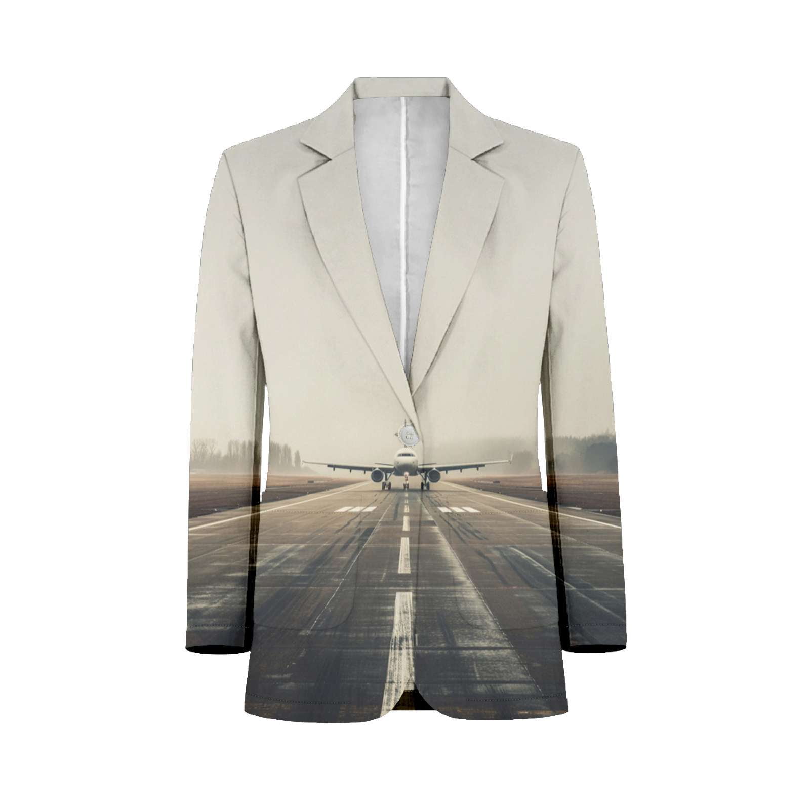 Airplane Takeoff Mens Suits Shawl Collar Slim Fit Suit Mens Groom ...