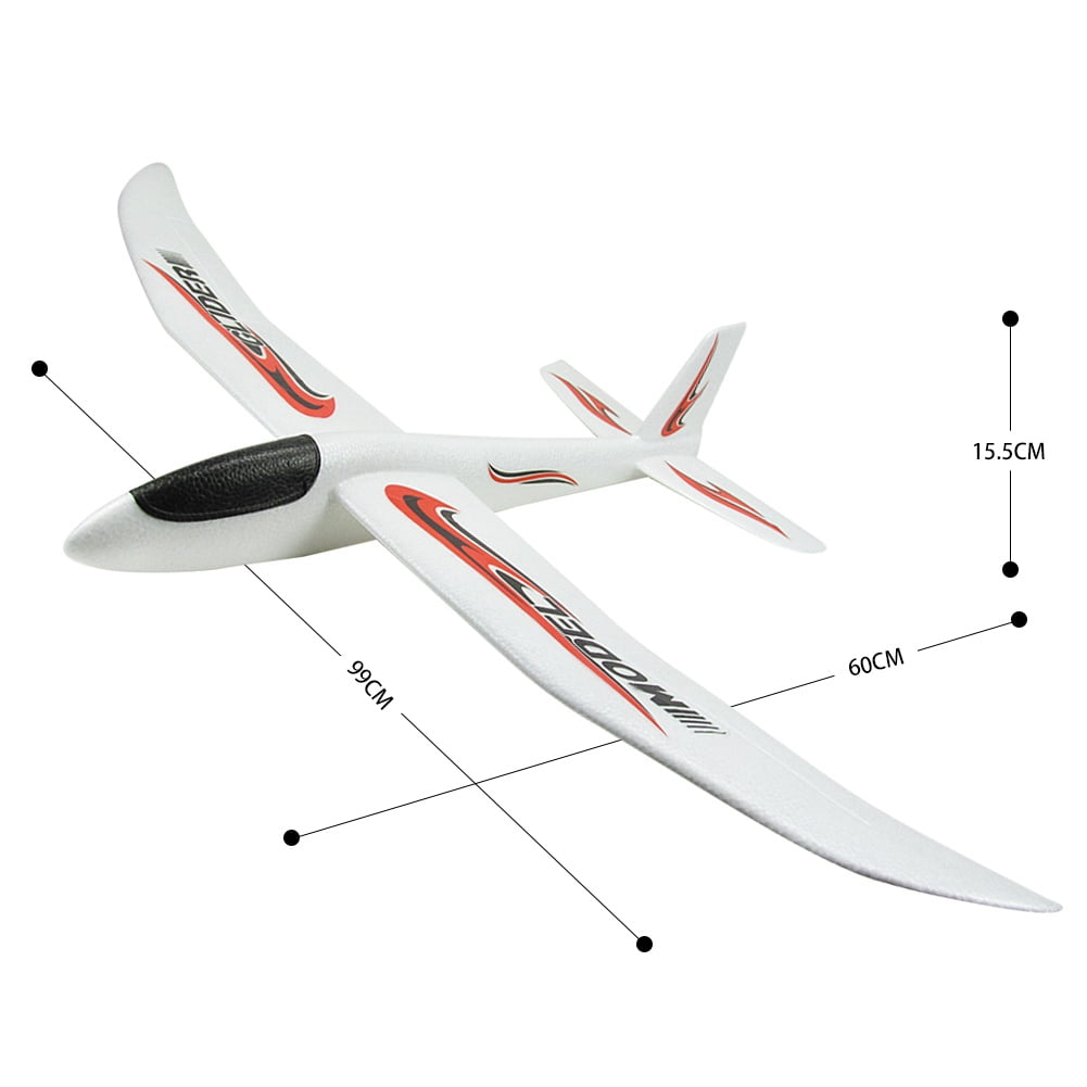 Airplane Toy Foam Glider 39" Throwing Glider Inertia Plane Foam ...