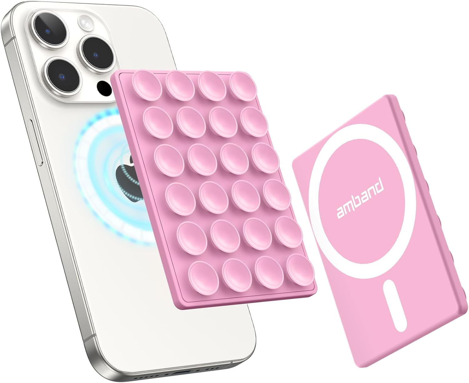 Airplane Travel Essentials Phone Holder, Anti-Slip Magnetic Suction Cup ...