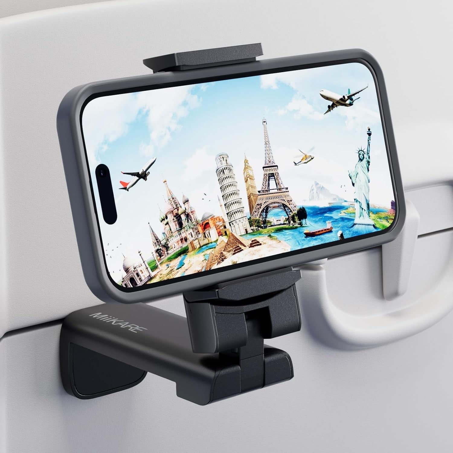 Airplane Travel Essentials Phone Holder, Universal Handsfree Phone ...