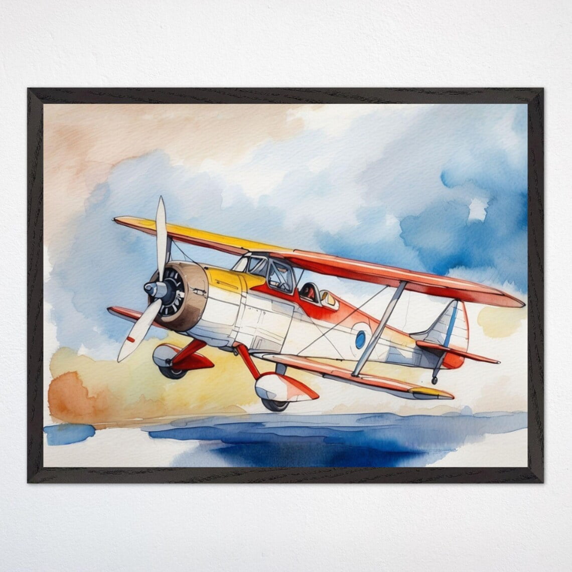 Airplane Wall Art For Kids Rooms, Airplane Wall Decor, Poster For Kids ...
