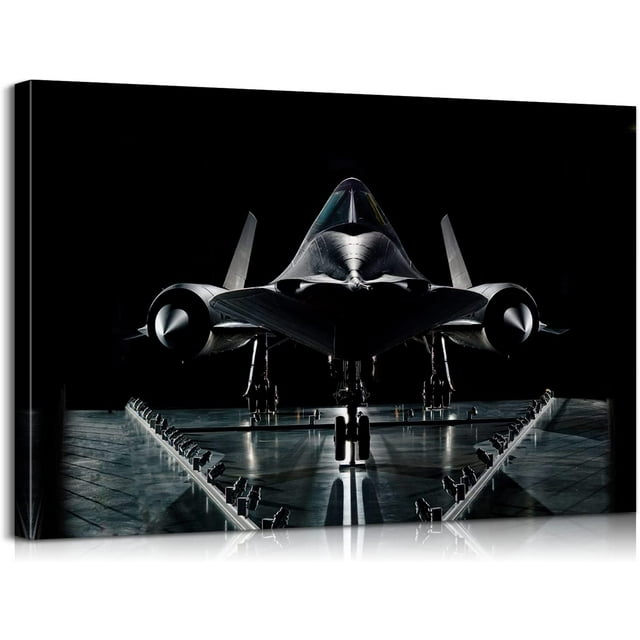 Airplane Wall Art SR-71 Blackbird Strategic Reconnaissance Aircraft ...