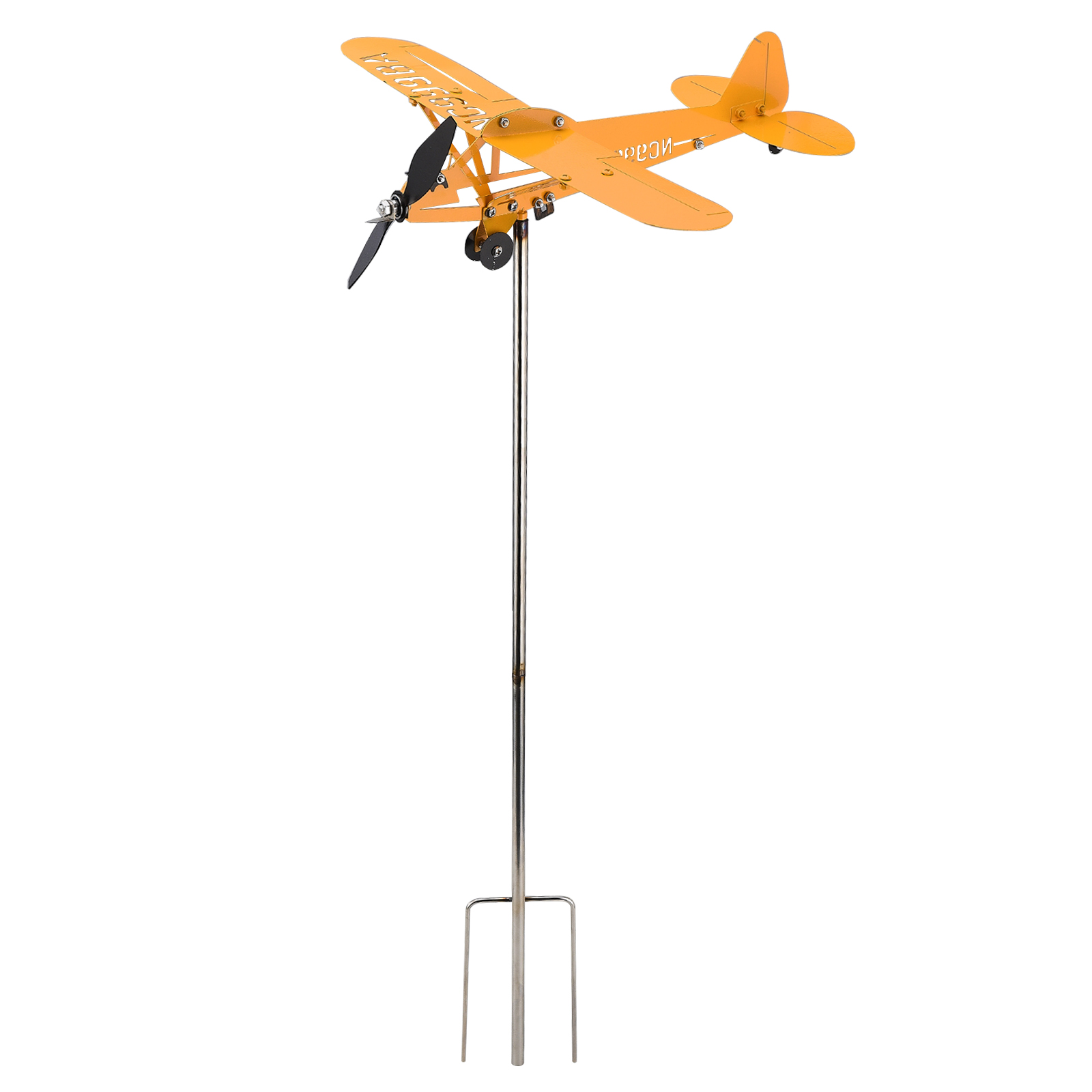 Airplane Weather Vane For Flight Lovers, Metal Weather Vane Windmill ...