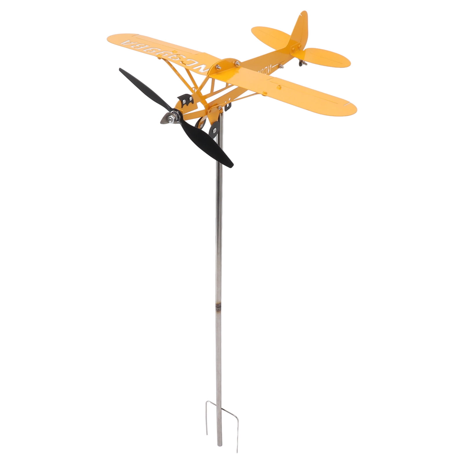Airplane Weathervane 3D Metal Airplane Weather Vane Outdoor Roof Wind ...