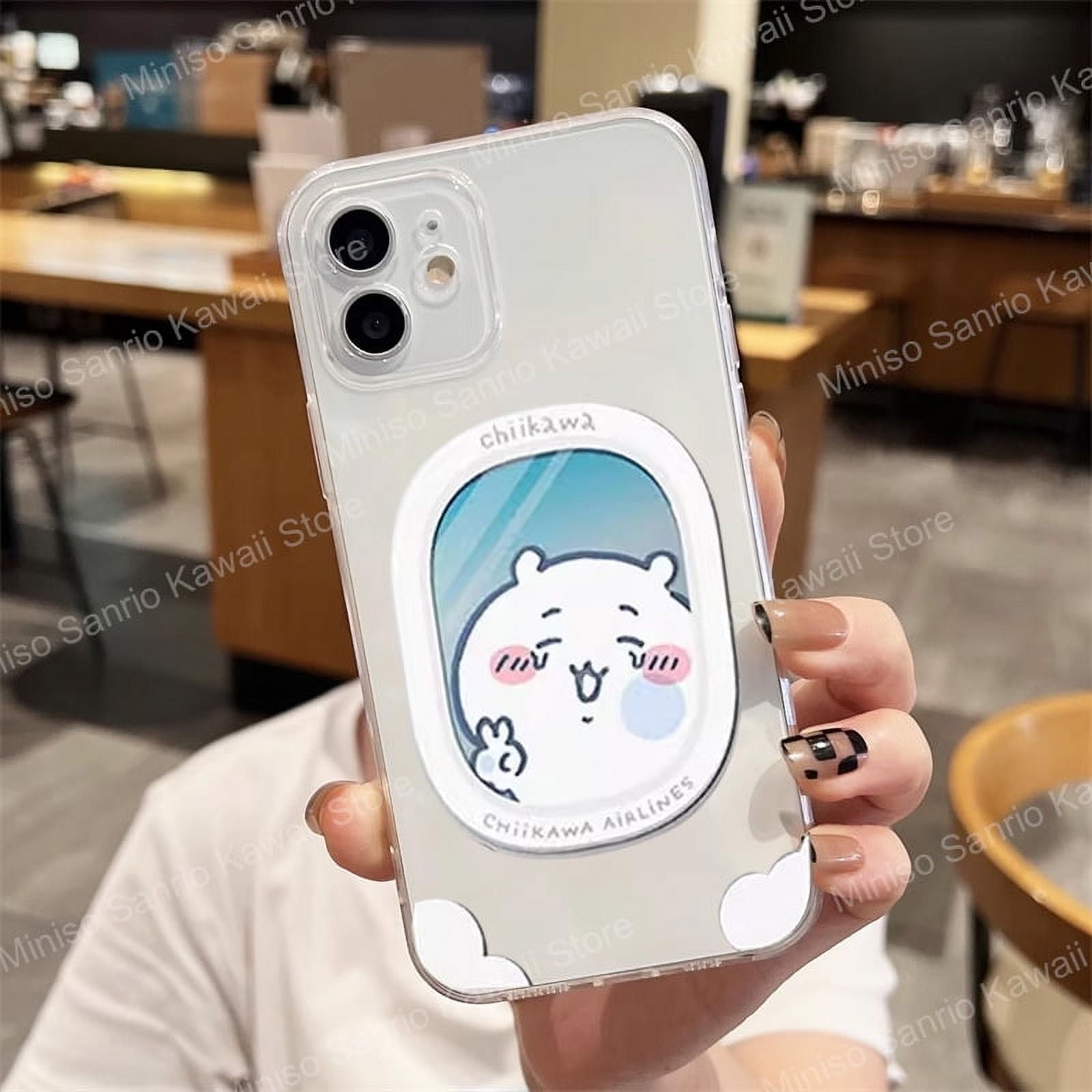 Airplane Window Chiikawa Usagi Cartoon Creative Phone Case For iPhone ...