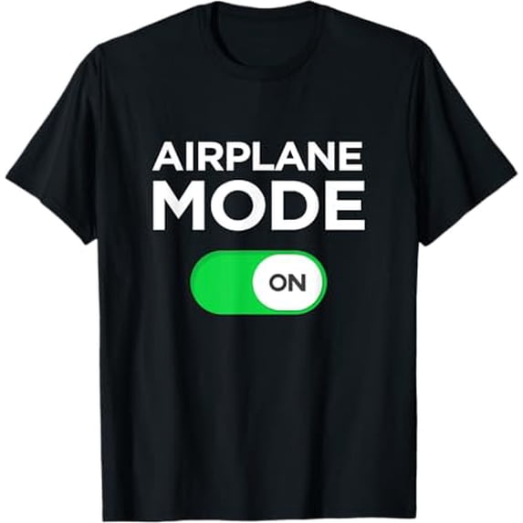 Airplane mode on fun vacation summer t shirt Men Women T-Shirt ...