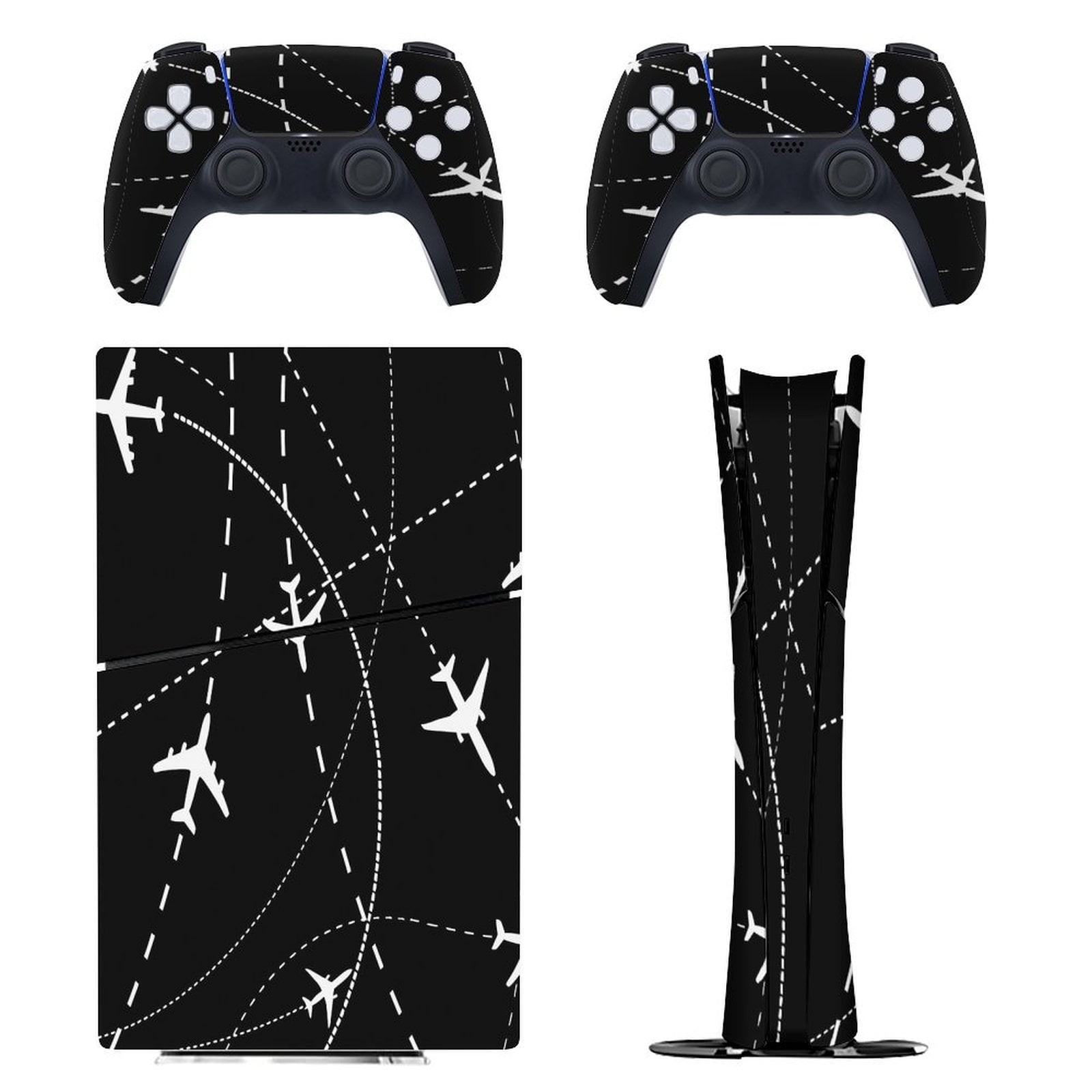 Airplanes Background with Trajectory PS5/PS5 Pro/PS5 Slim Digital Disc ...